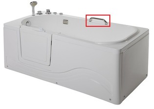 Senior bathtub Vital M - grab bar / grab bar / metal handle