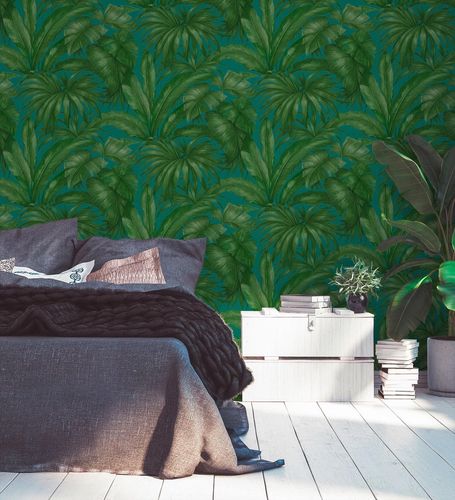 Wallpaper Versace nature turquoise green 96240-6