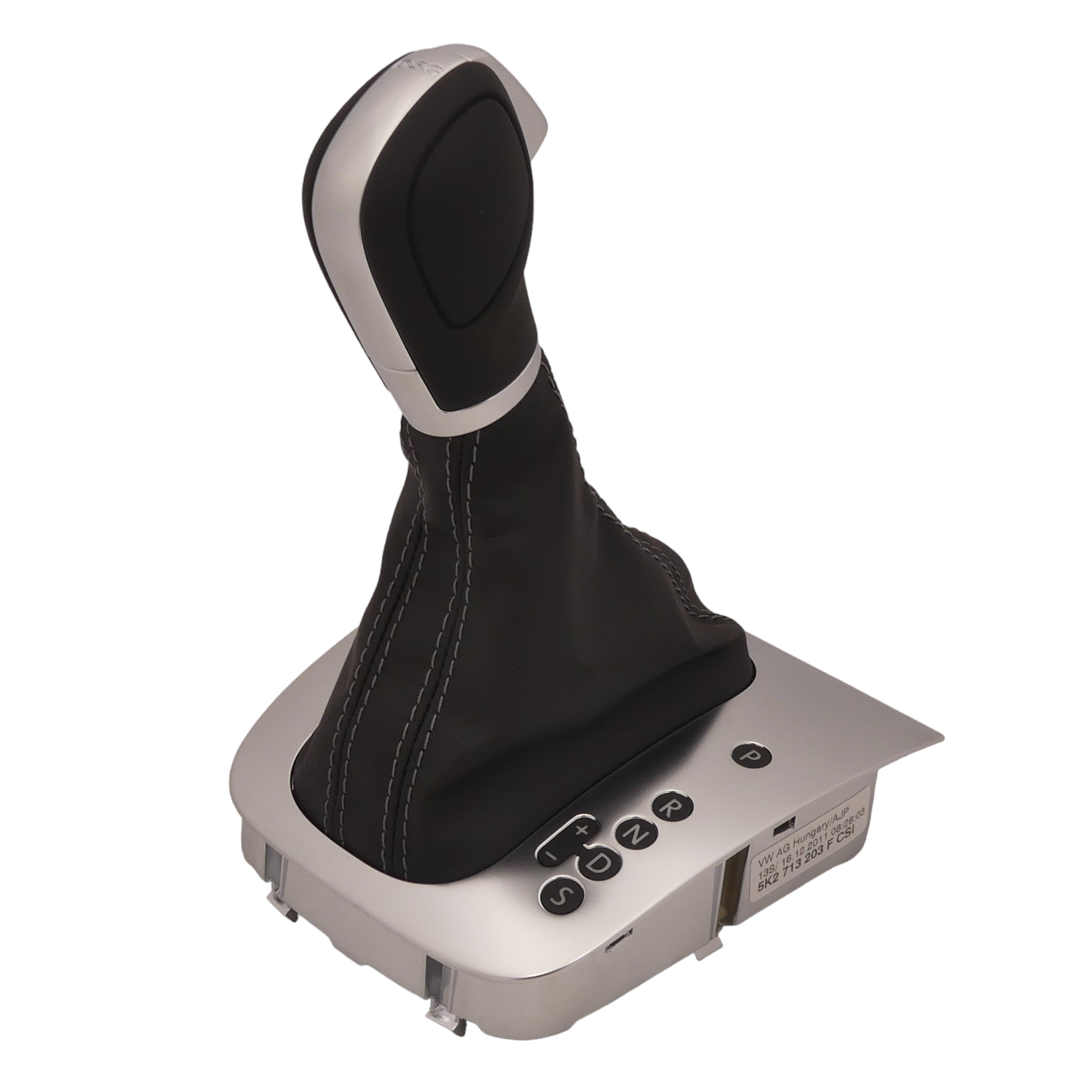 Volkswagen Golf Mk6 automatic gear shift knob lever shifter leather ...