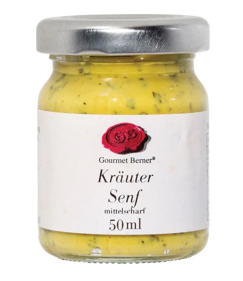 Kräutersenf | Senf im Glas | Gourmet Senf | Feinkost | 50ml | Schneider ...