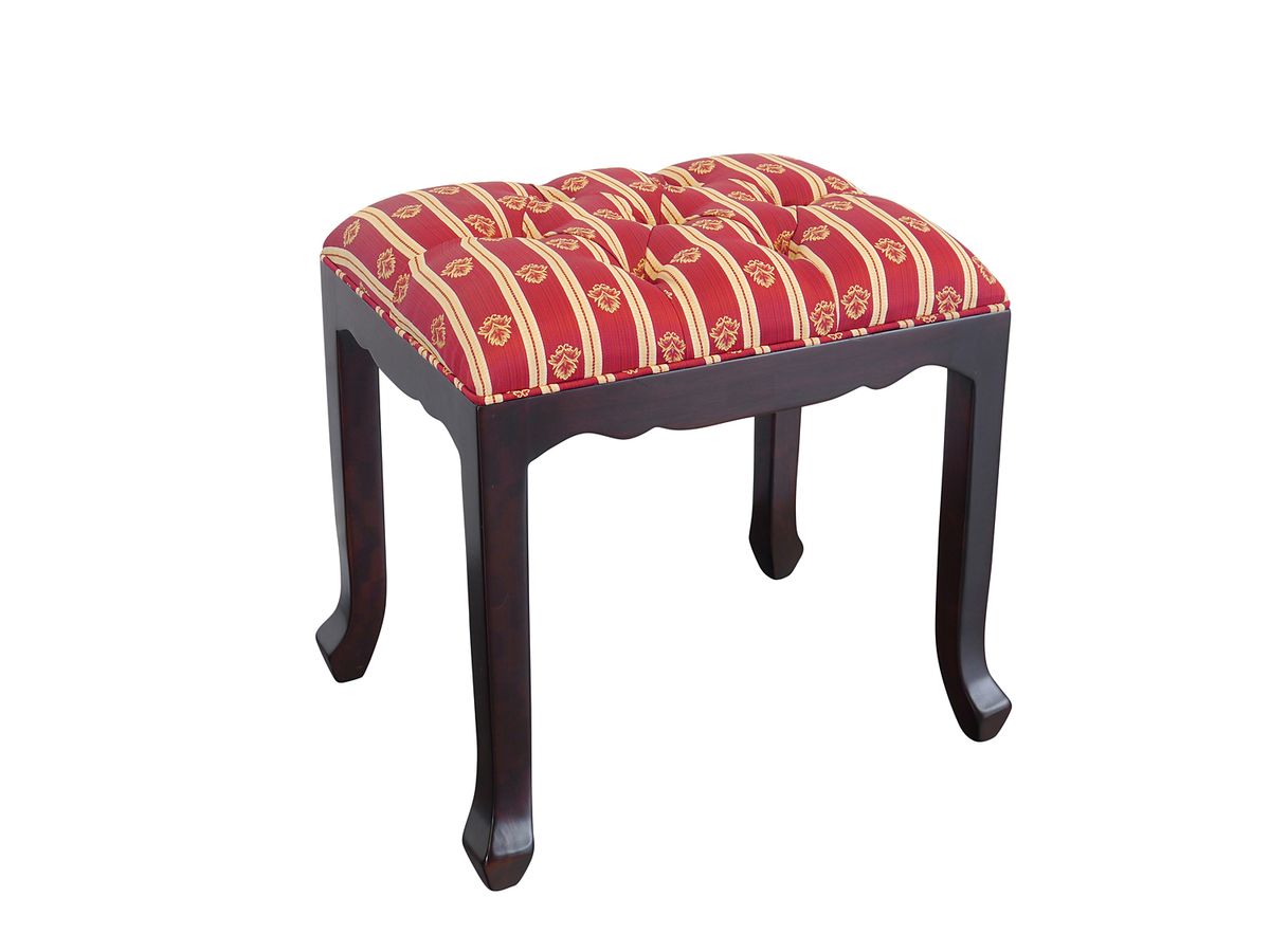 Hocker englischer Stil Massivholz mit Polsterung (2347) | Antike Möbel ...