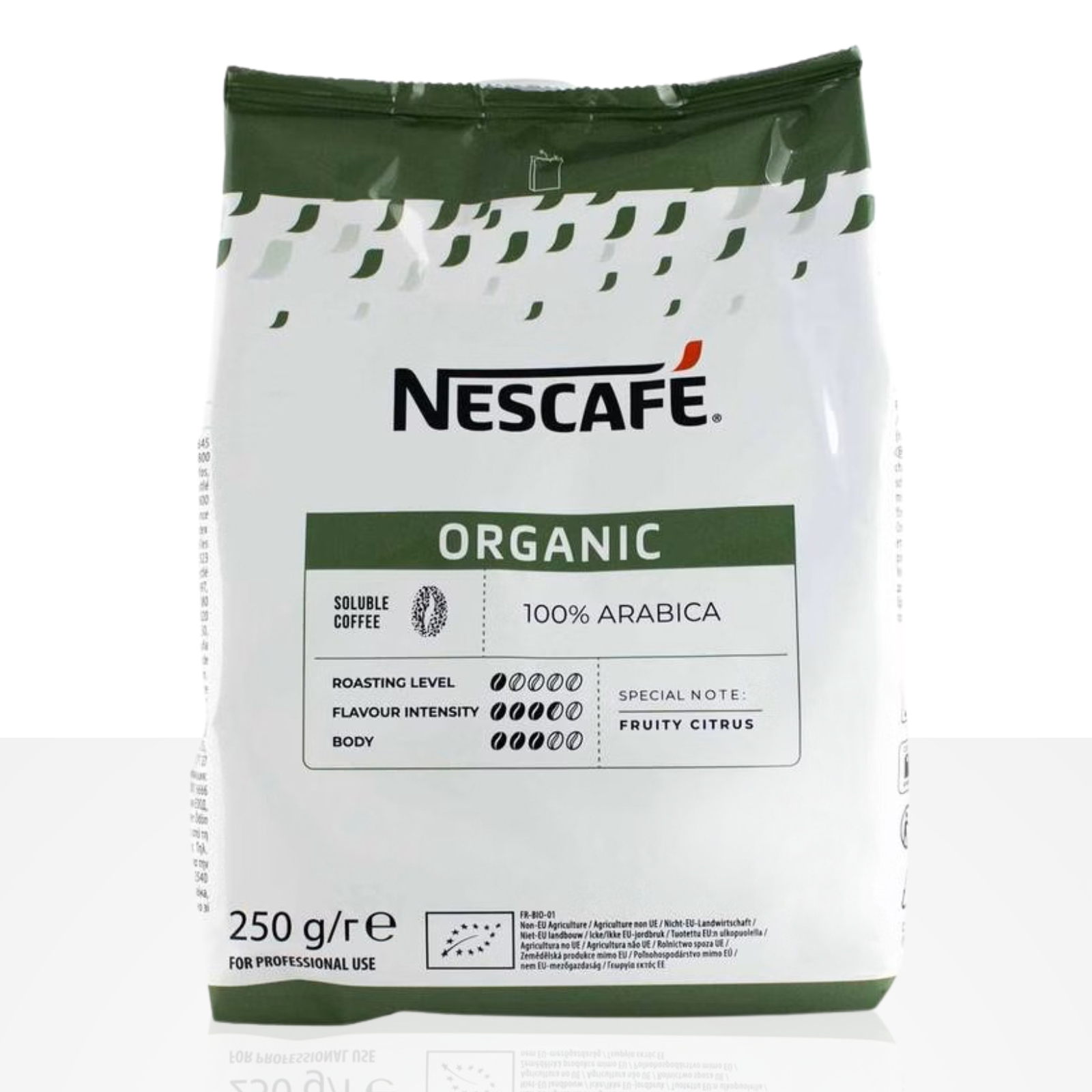 Nestle Nescafe Organic - 12 x 250g Instant-Kaffee 100% Arabica | Coffeefair
