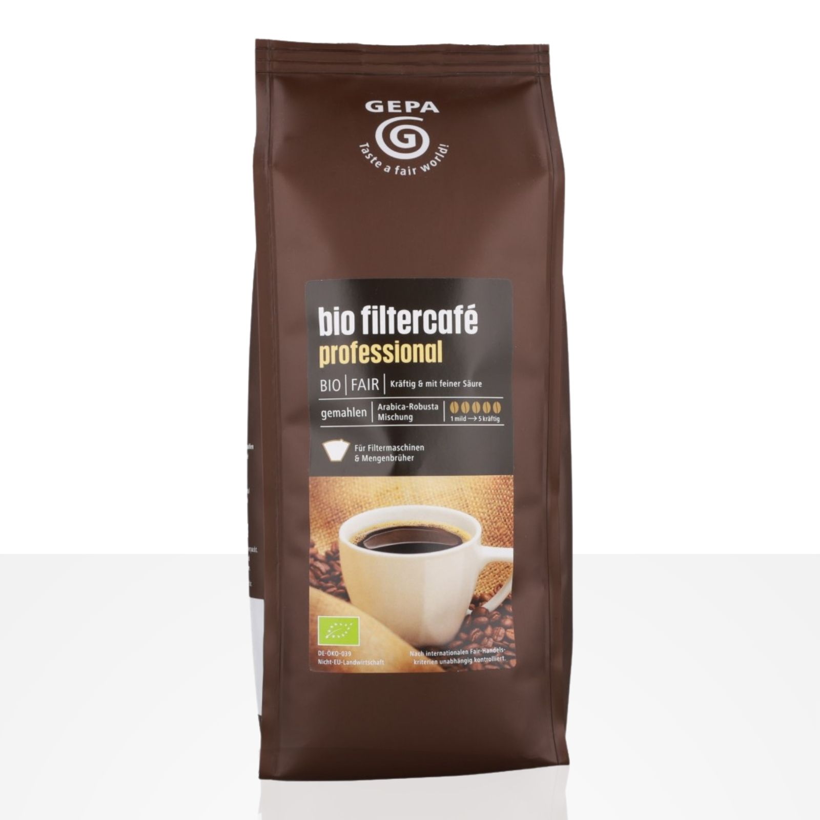 Gepa Bio Filtercafé 500g Kaffee gemahlen | Coffeefair