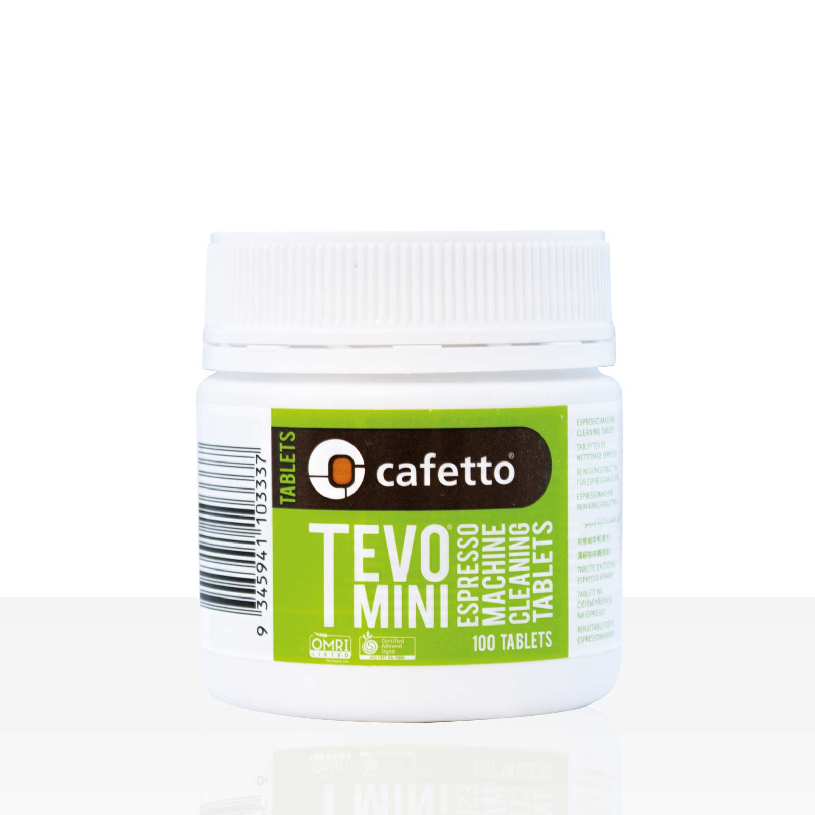 Cafetto Tevo Mini Reinigungstabletten für Espressomaschinen 12 x 100 x ...