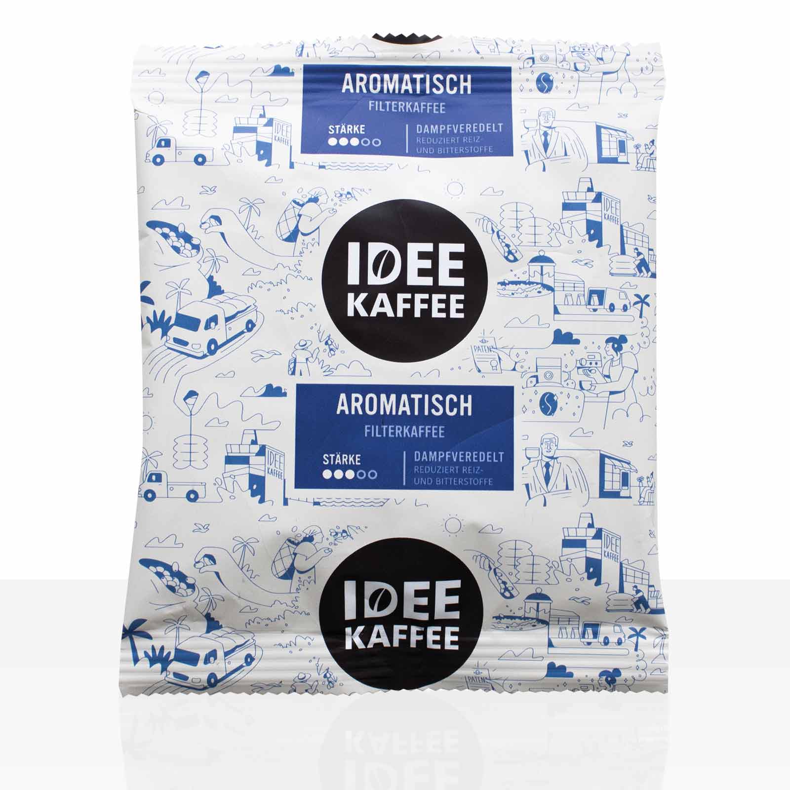 Darboven Idee Kaffee Classic Aromatisch - 100 x 60g Kaffee gemahlen ...