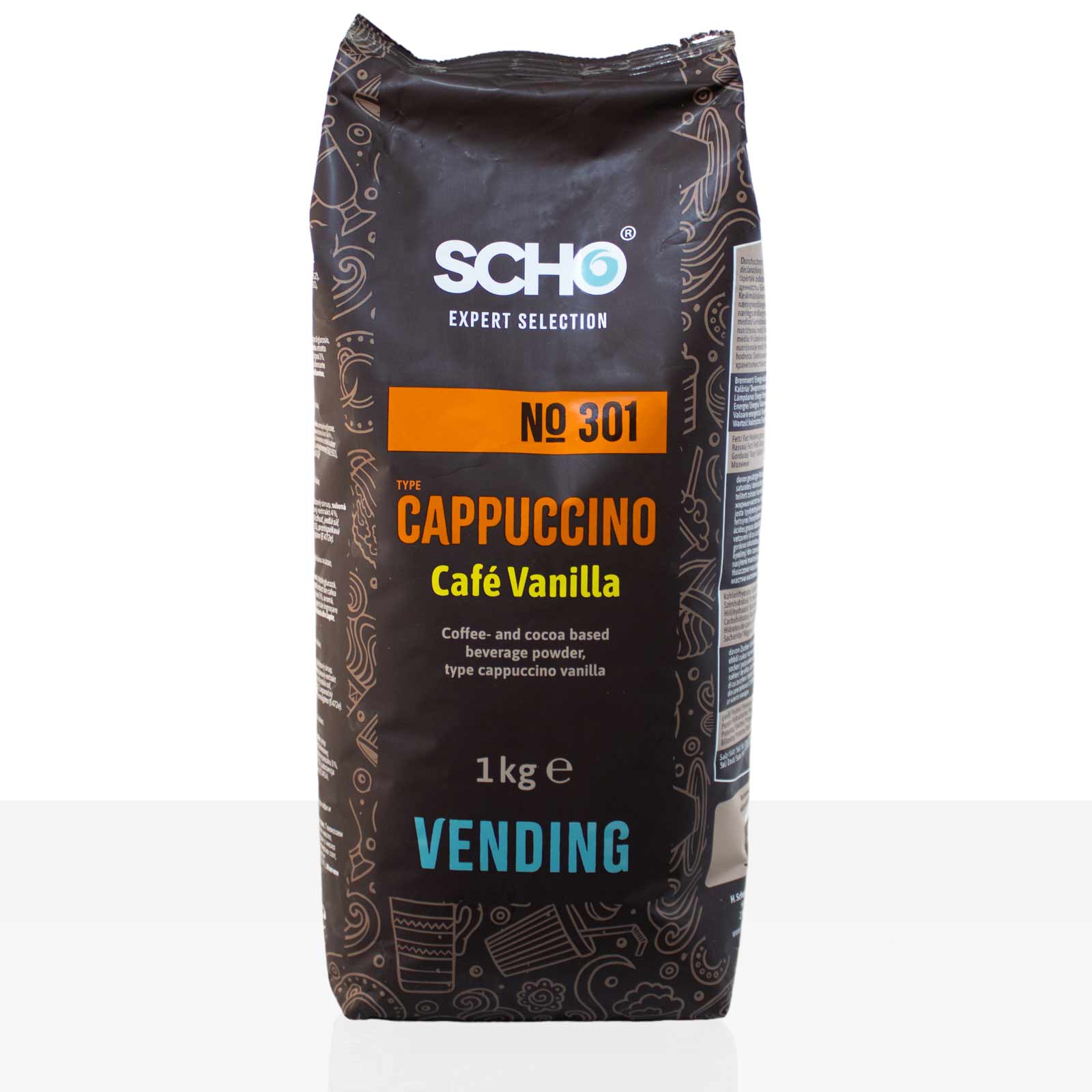 Scho No. 301 Cappuccino Cafe Vanilla 1kg Vanille | Coffeefair