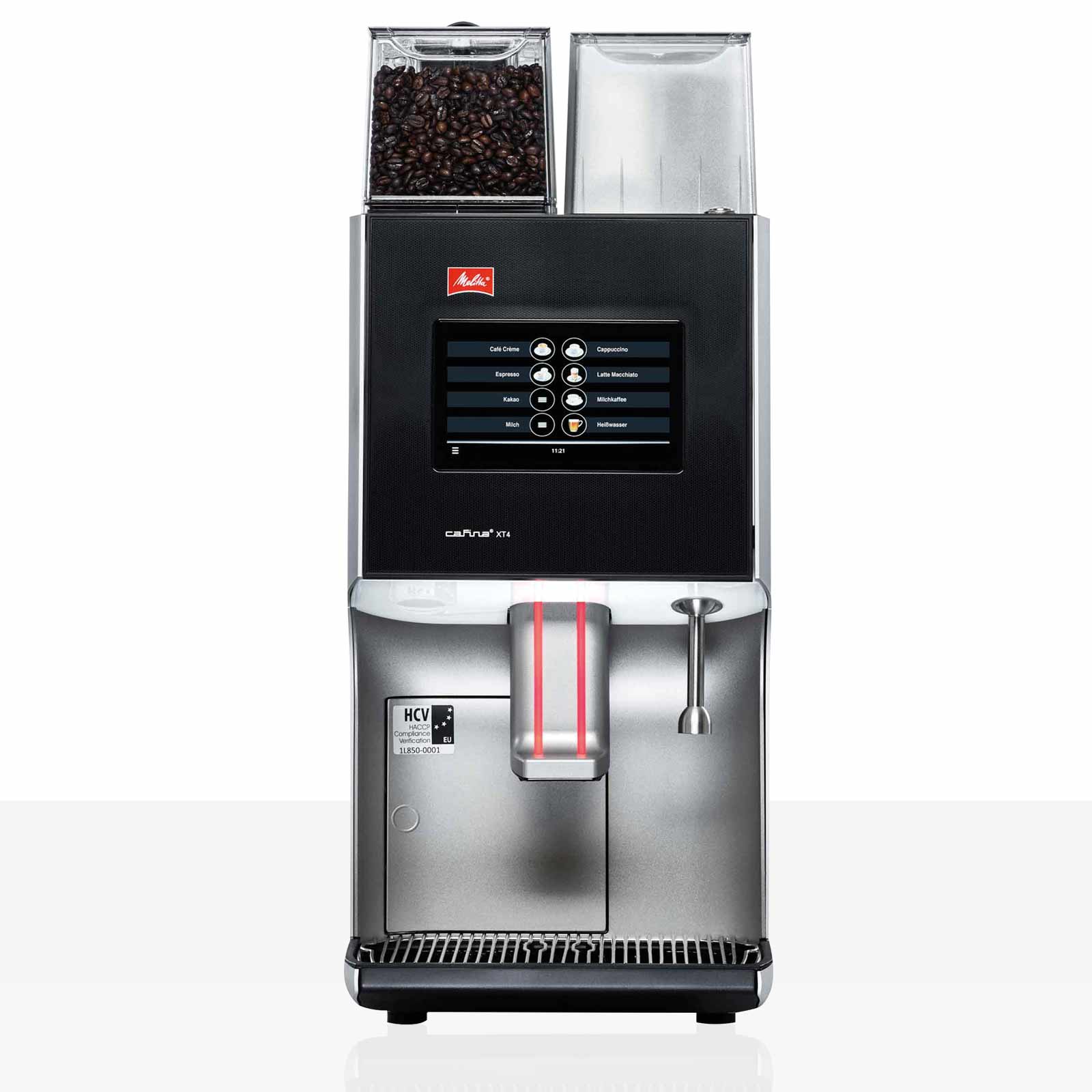 Melitta Cafina XT4 Touch Kaffeevollautomat (2 Mühlen, Milch, Schoko ...
