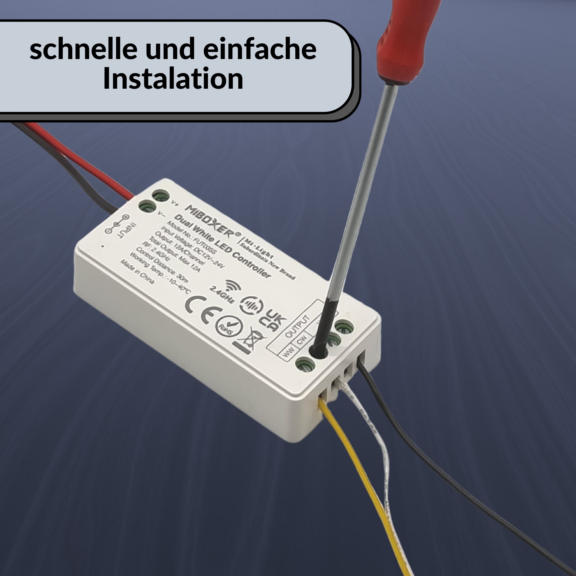 MiBoxer MiLight Fut035S+ LED SMD COB Controller 12-24V CCT Farbwechsel ...