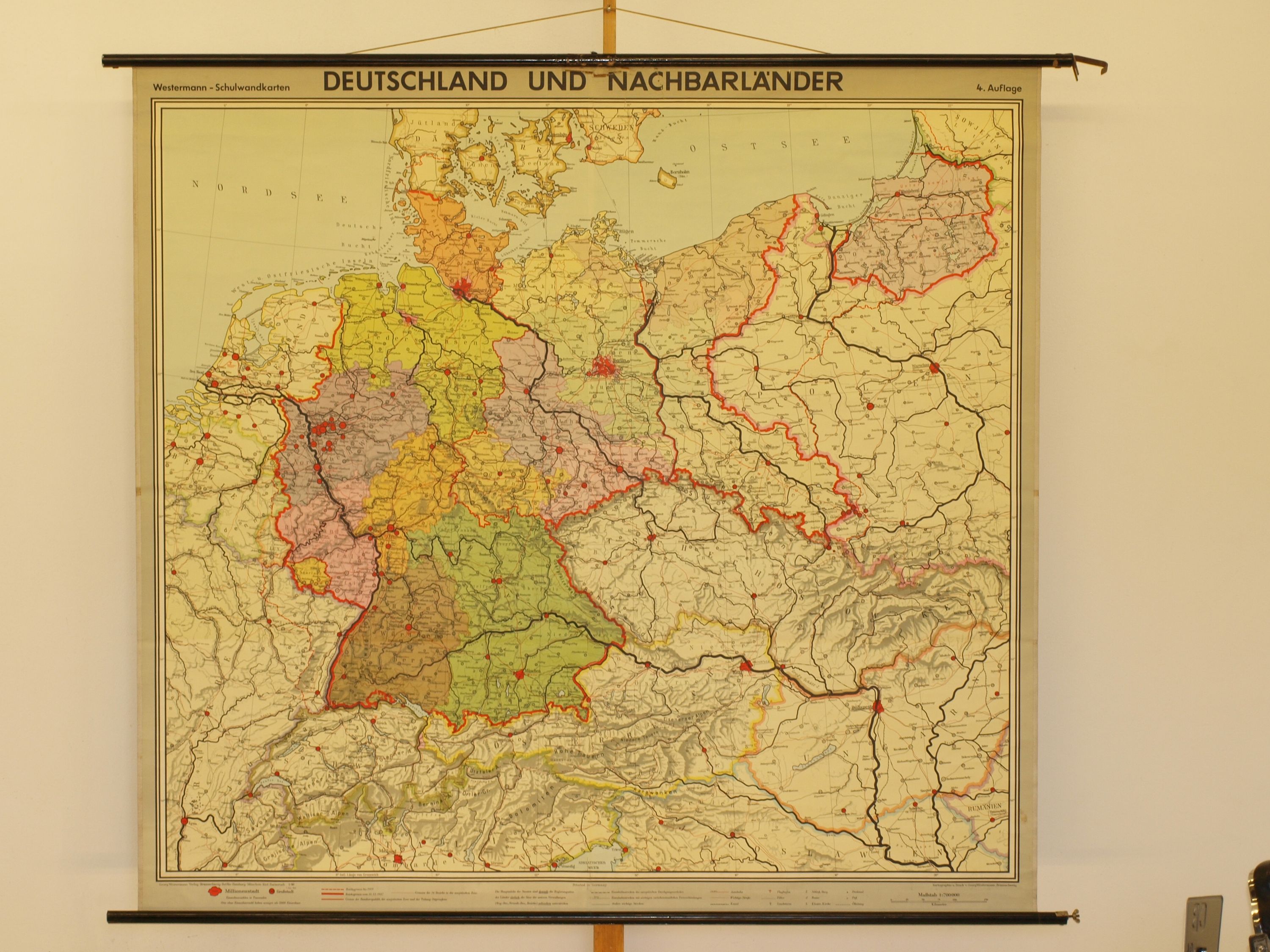 Deutschland und Nachbarländer politisch Bundesländer DDR Osten ...