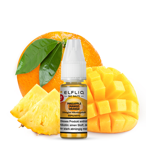 Elfliq Liquid Pineapple Mango Orange - by Elf Bar | Elfbargermany