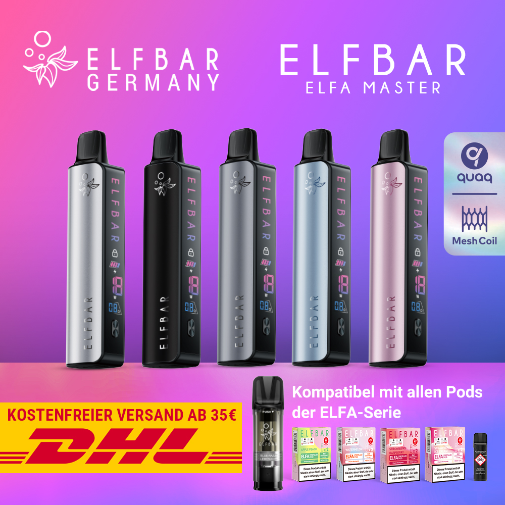 ELFBAR ELFA Master - 850 mAh | Elfbargermany