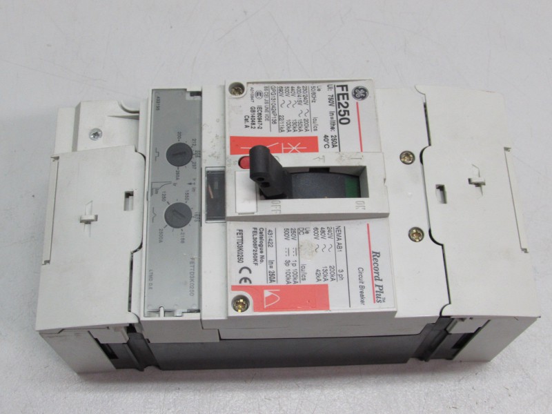 GE Circuit Breakers fe250 fel306f250kf 250a 750v | eBay