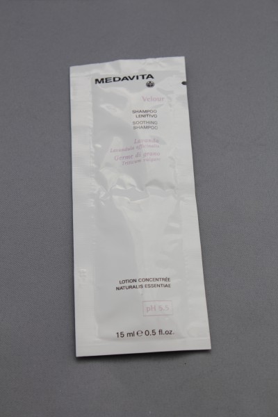 Medavita Velour Soothing Shampoo 15 ml Sachet Linderndes Shampoo ...