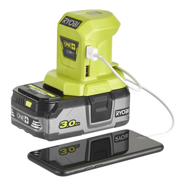 Ryobi ONE+ 18V USB Adapter R18USB-0 Akkuwerkzeuge Ryobi ONE+ System 18V ...