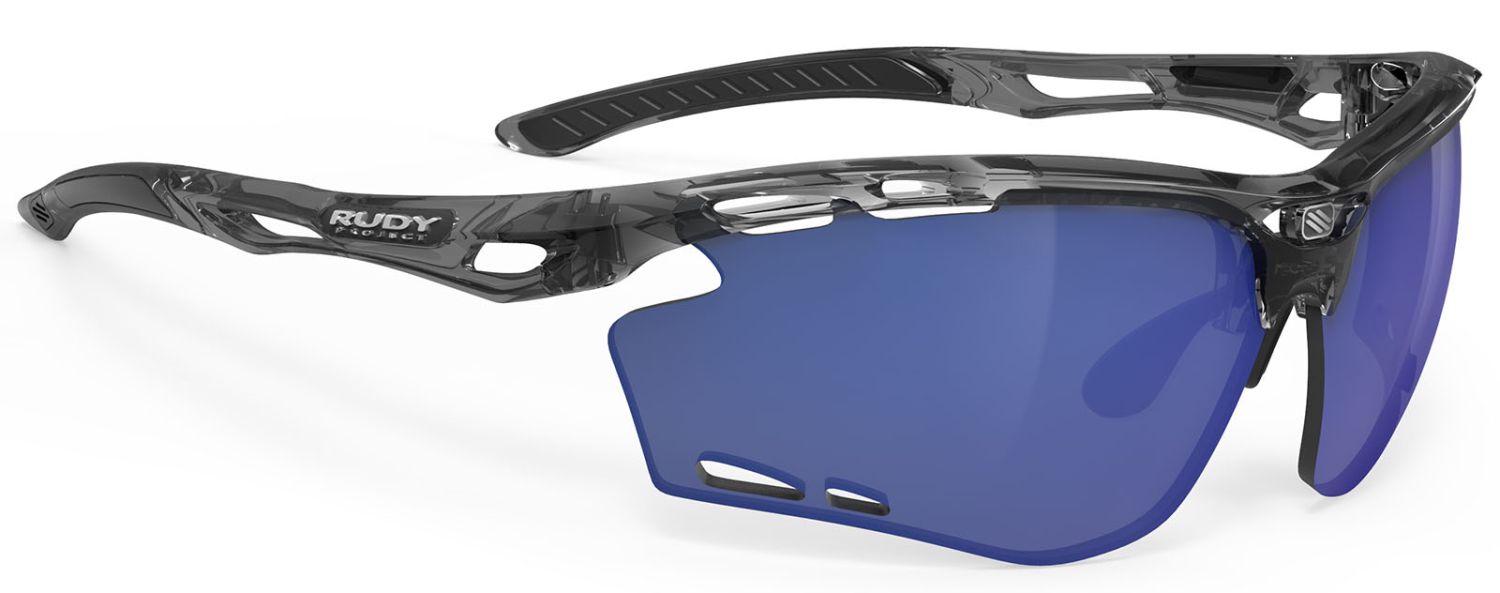 Rudy Project Propulse Sportbrille - Crystal Ash/Multilaser Deep Blue ...