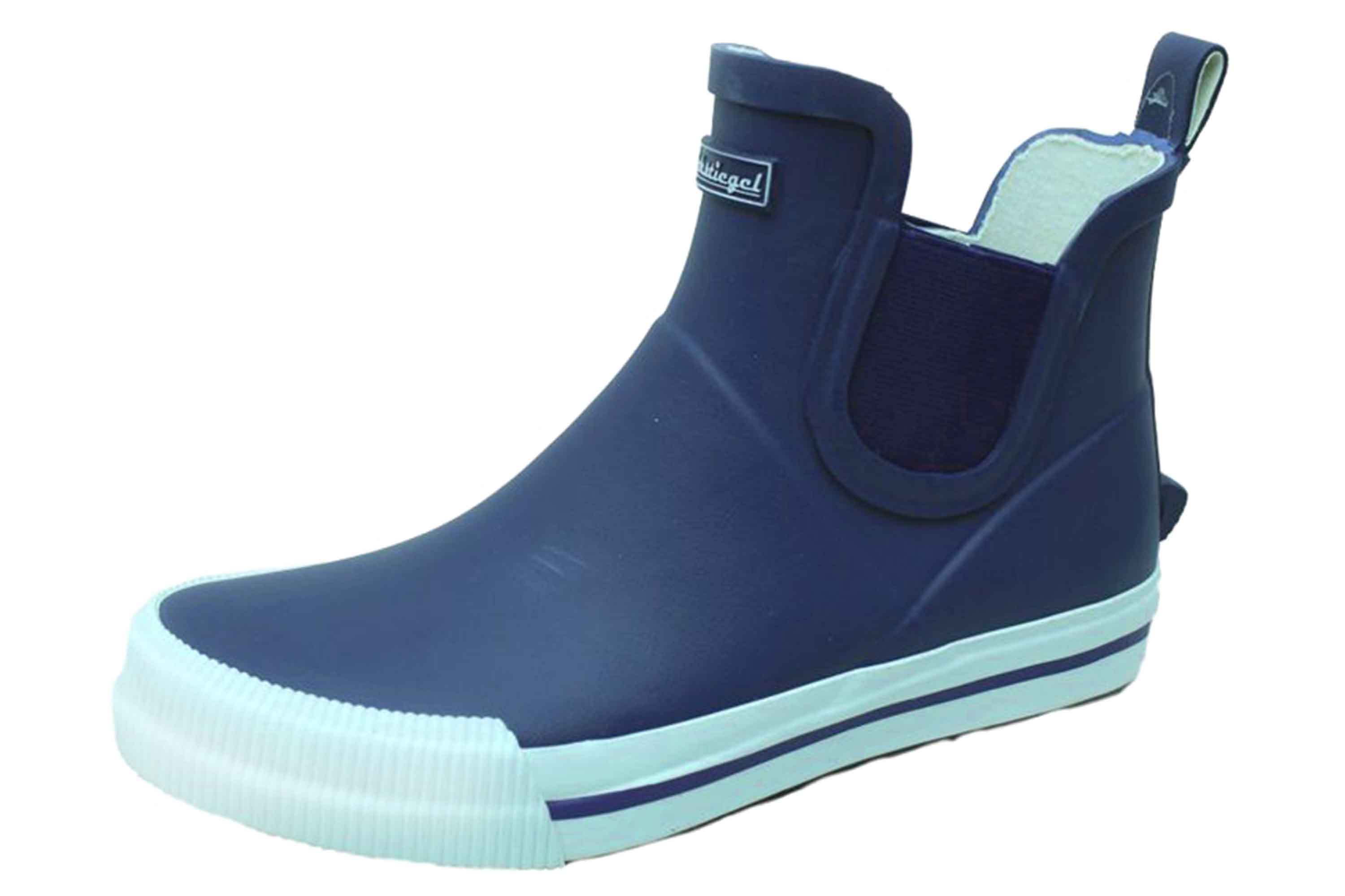 Bockstiegel Momo-H Gummistiefel in Übergrößen Blau 10405 dk-blau/weiß ...