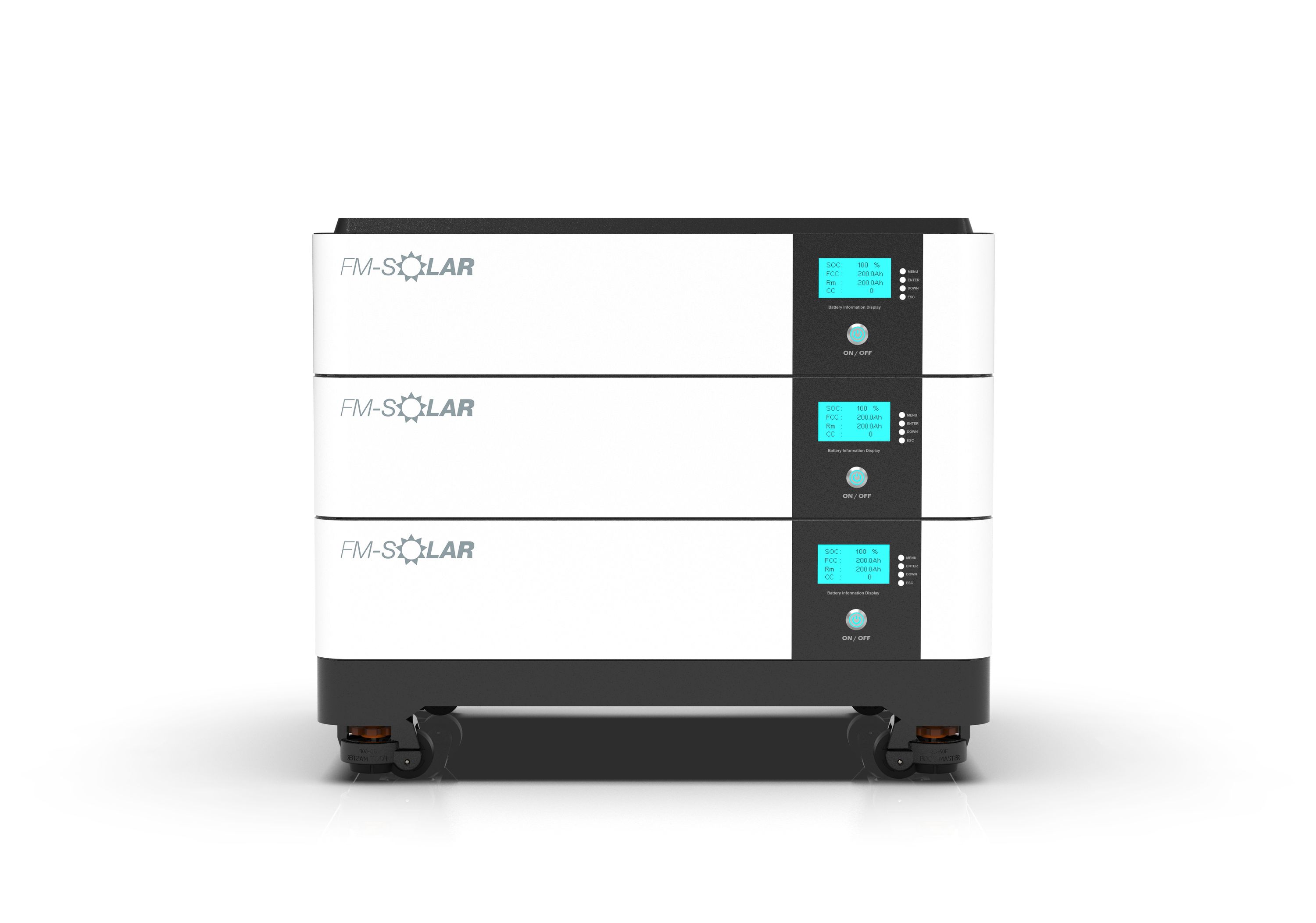 [Paket] 10 kWh Speicher FM-Solar PV Akku Stapelbar 51.2V 200Ah LiFePO4 ...