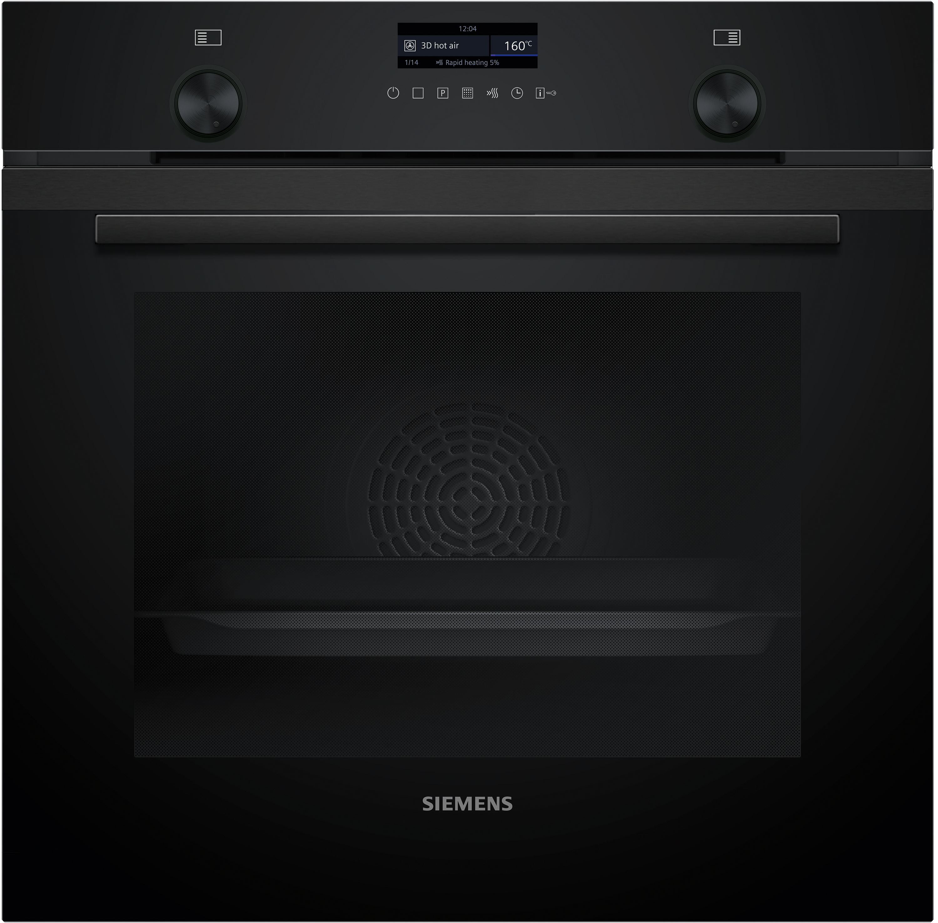 iQ500, Einbau-Backofen, 60 x 60 cm, Deep black inox, HB279GBB3 ...