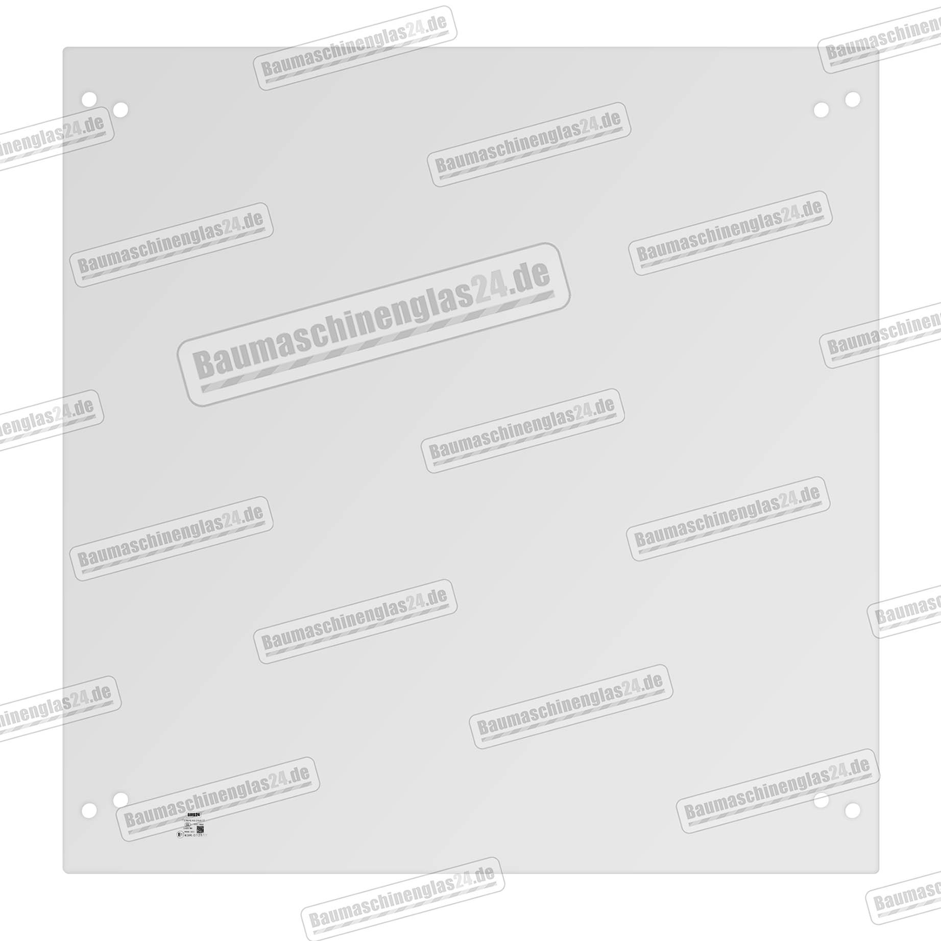 Case CK13/CK15/CK25/CK28/CK38/CK50/CK52 MINI EXCAVATOR - Frontscheibe oben