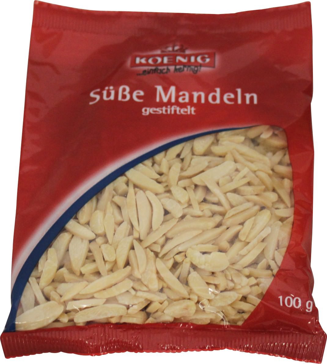 König Mandeln gestiftelt 100g | saymo.de - Lebensmittel Online kaufen ...