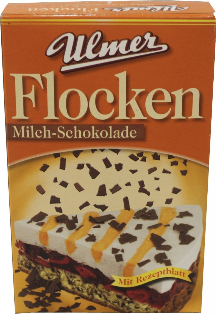 Ulmer Milch Schoko Flocken 100g | saymo.de - Lebensmittel Online kaufen ...