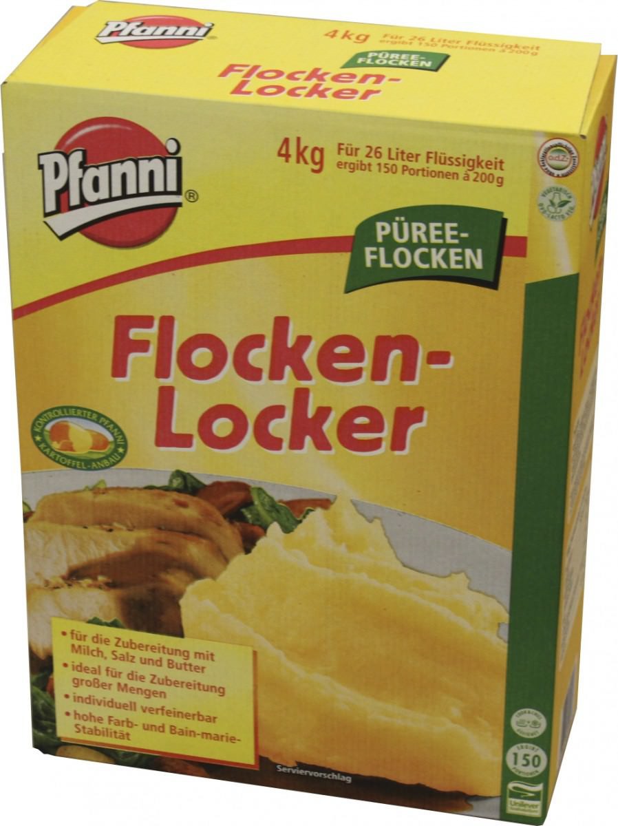 Pfanni Flocken Locker Flockenpüree 4kg | saymo.de - Lebensmittel Online ...
