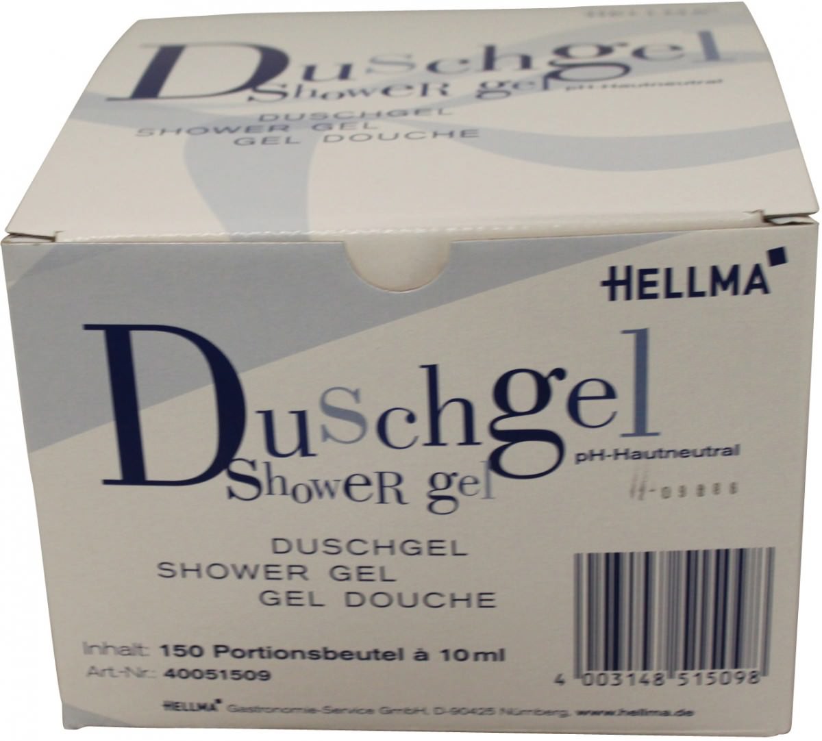 Hellma Duschgel Portionsbeutel 150 x 10ml | saymo.de - Lebensmittel Online kaufen Ihr ...