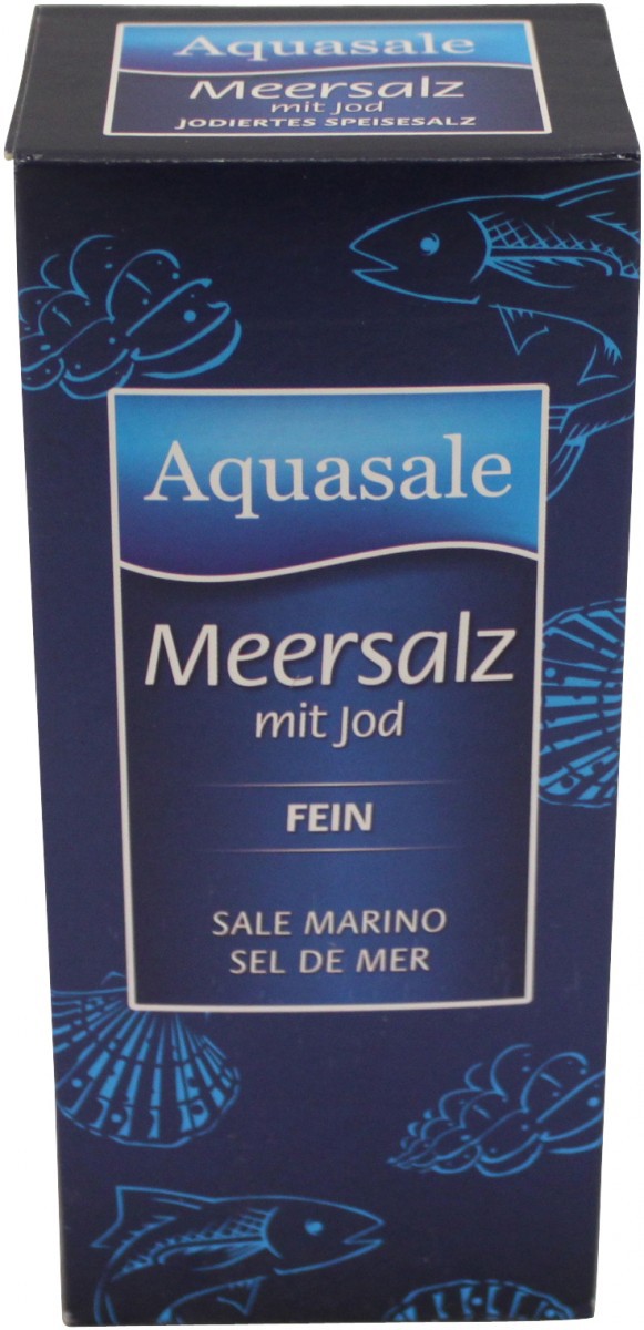 Aquasale Meersalz mit Jod fein 500g | saymo.de - Lebensmittel Online ...