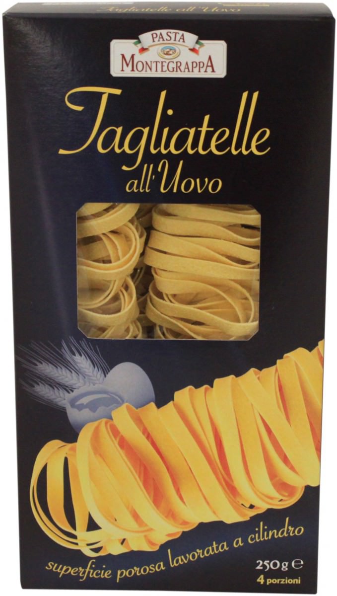 Montegrappa Pasta Tagliatelle all Uovo 250g | saymo.de - Lebensmittel ...