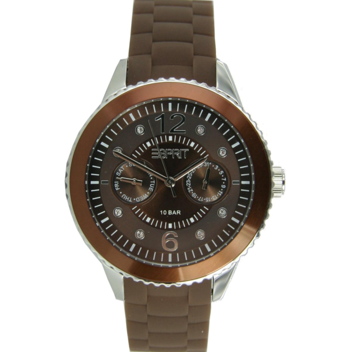 Esprit Damen Uhr Marin 68 Speed Brown Chocolate ES105332016