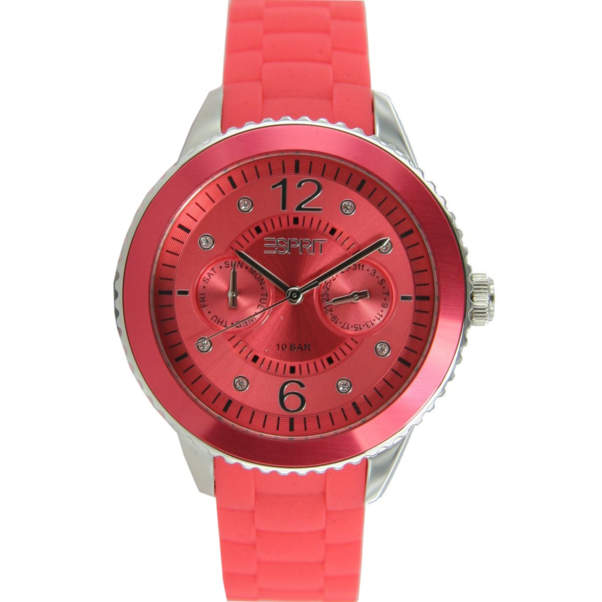 Esprit Damen Uhr Marin 68 Speed Coral ES105332004