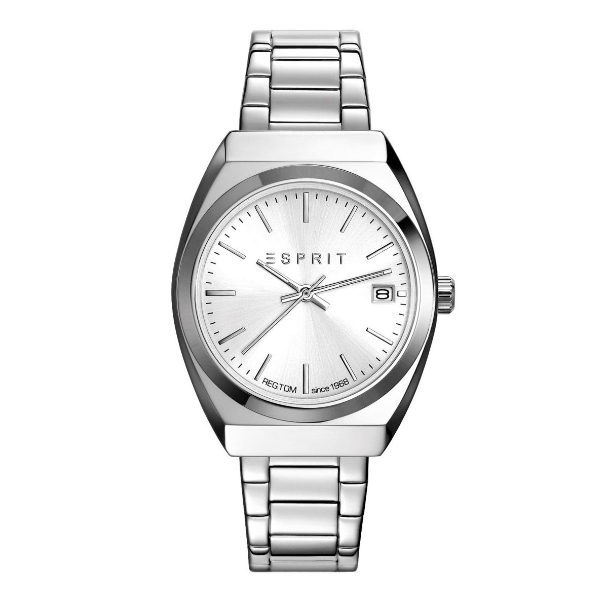 Esprit Damen Uhr Armbanduhr Emily Edelstahl Silber ES108522001