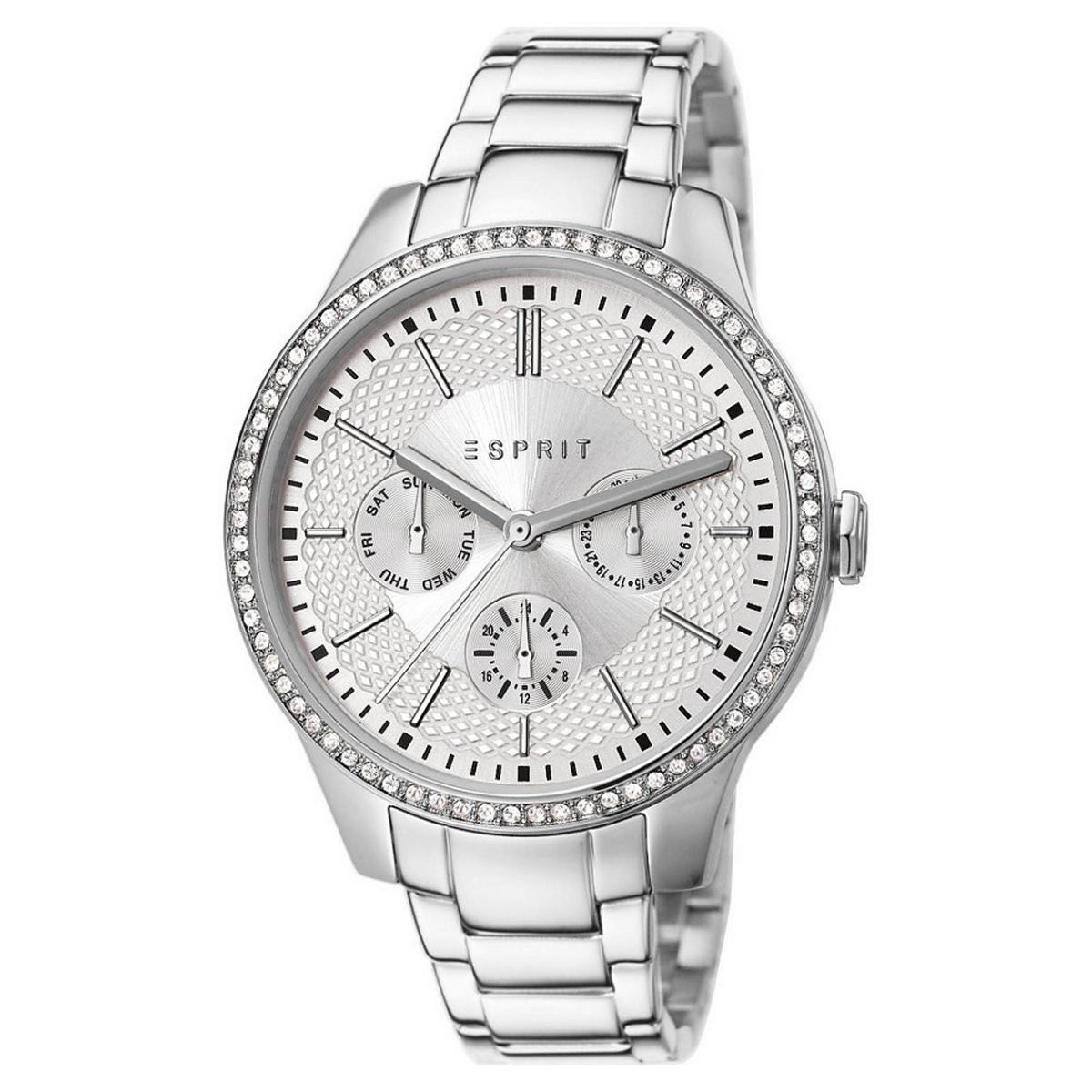 Esprit Damen Uhr Armbanduhr Alice Edelstahl ES107132004
