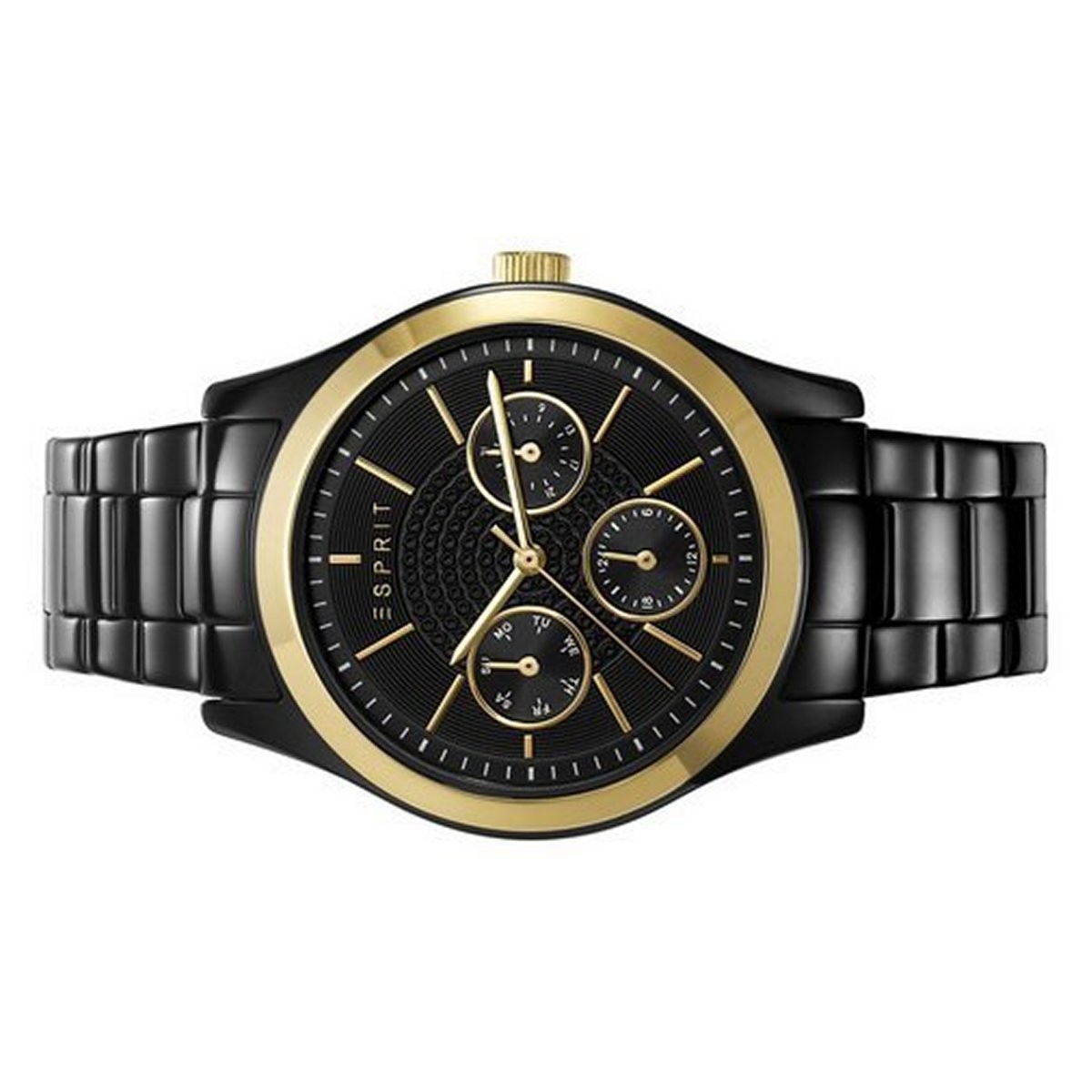 Esprit Damen Uhr Armbanduhr Julia Night Edelstahl ES107802007