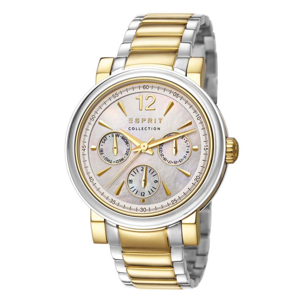 Esprit Collection Damen Uhr Armbanduhr Penia Edelstahl EL102032F04