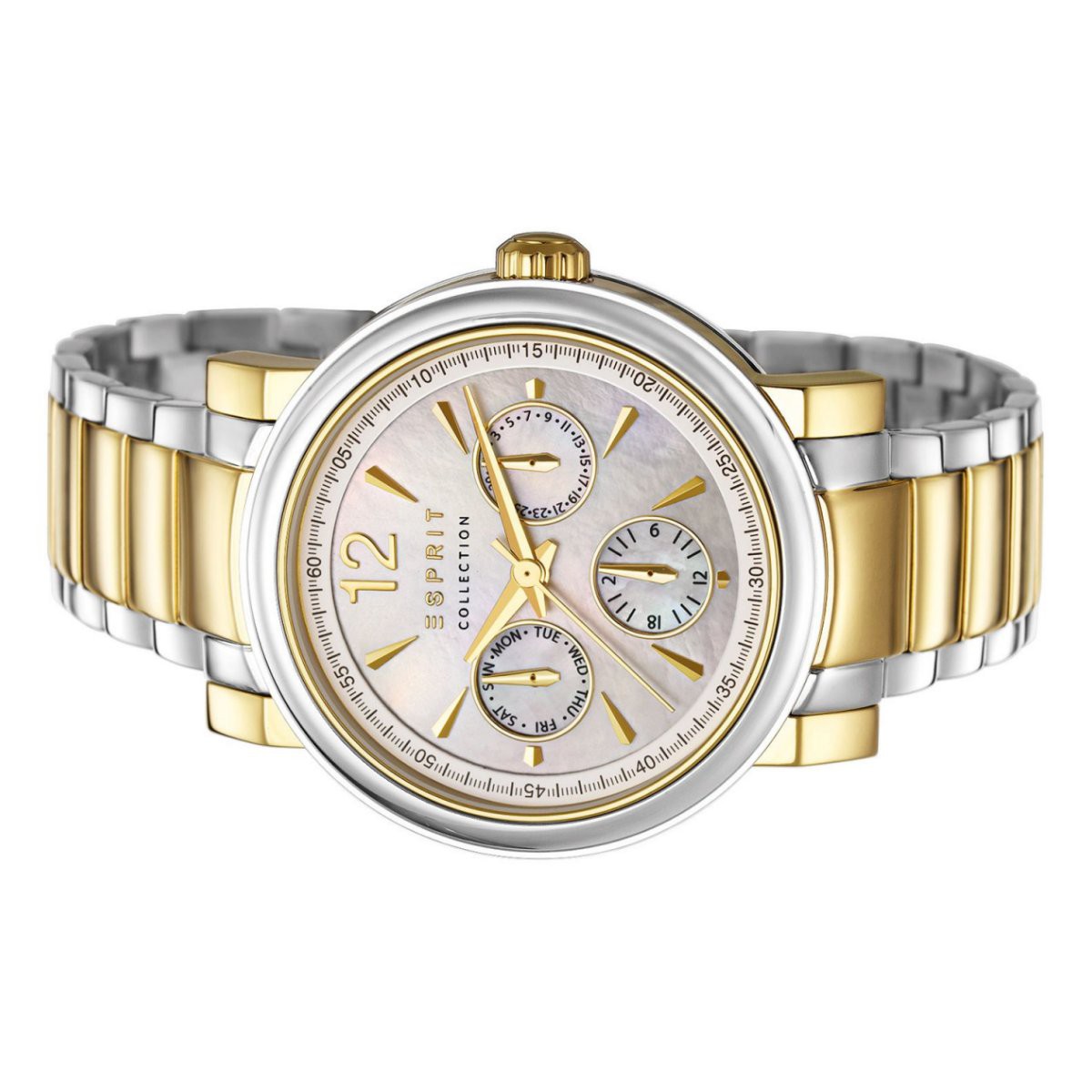 Esprit Collection Damen Uhr Armbanduhr Penia Edelstahl EL102032F04