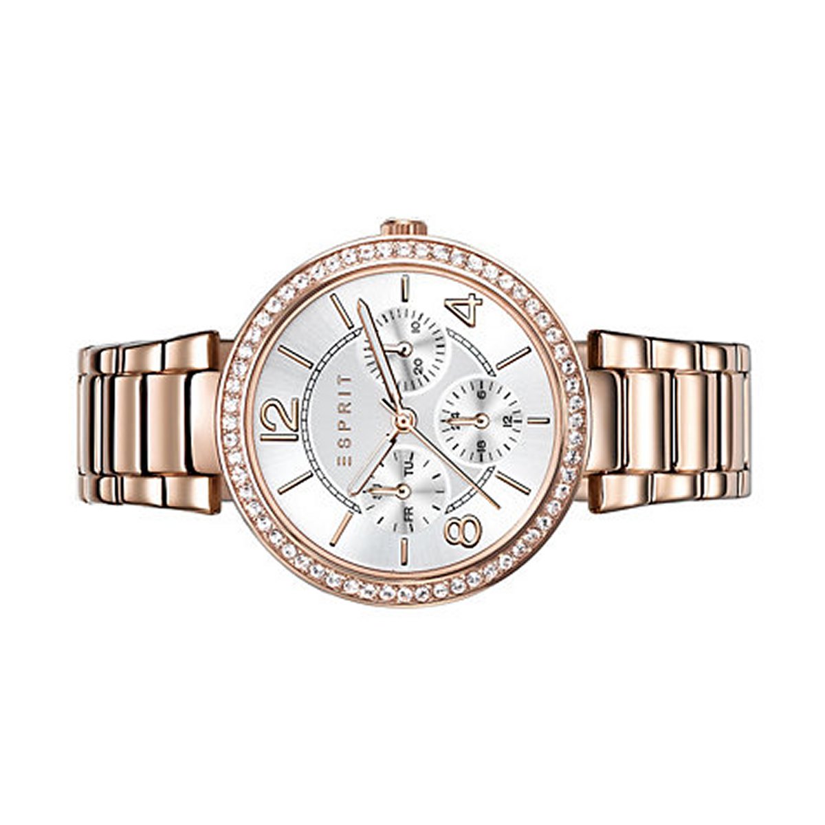 Esprit Damen Uhr Armbanduhr Edelstahl Rosé ES108982003