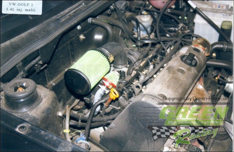 GREEN Direct-Kit - P149 - VOLKSWAGEN GOLF 3 1,6L i multipoint Ø 50mm ...