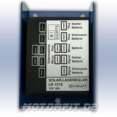 Schaudt Solar-Laderegler LR 1218 - für Solarmodule bis 220W | Motorfit.de