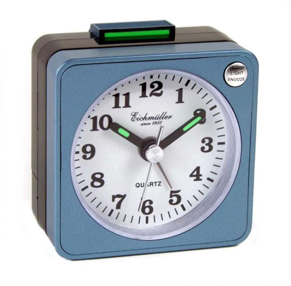 Wecker analog Licht Snooze blau 19065 19065 | Analog Wecker