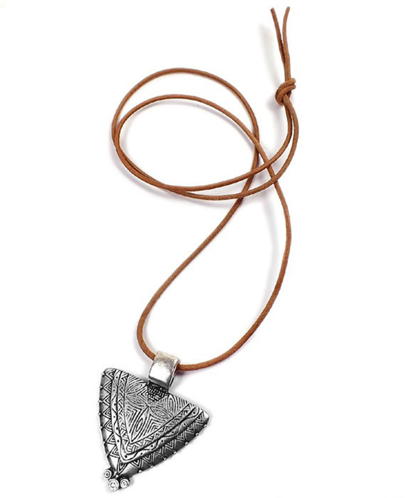 Lederband Kette Mit Anhanger