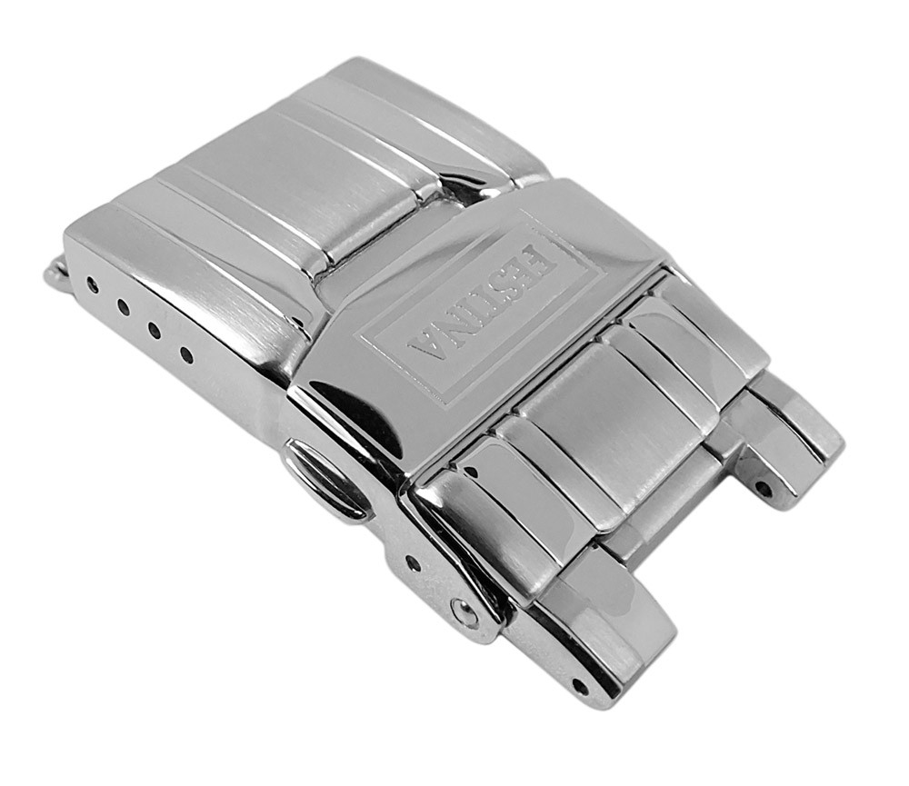 Faltschließe aus Edelstahl für Festina F16527 silbern | Minott Center