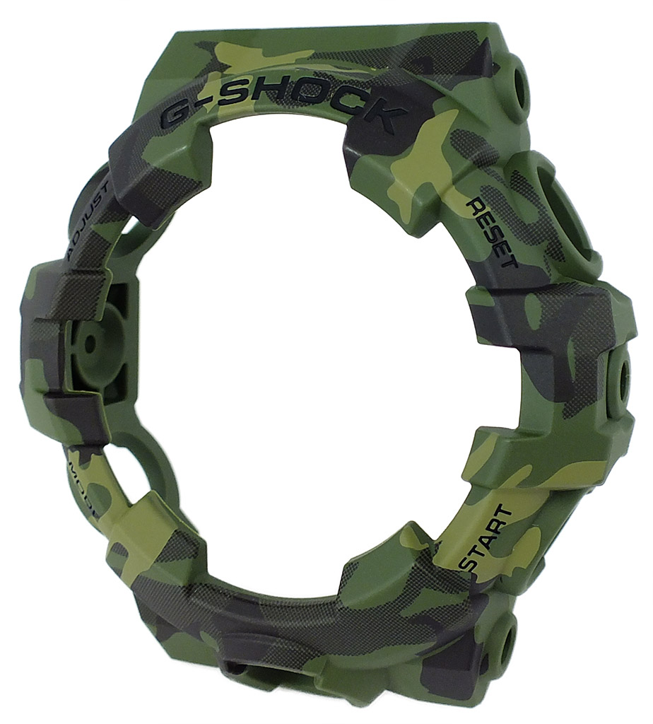 Casio G-Shock Bezel aus Resin Lünette Camouflage grün GA-700CM-3AER ...
