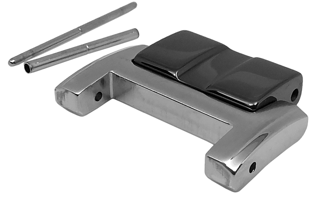 Festina 1x Bandglied Ceramic / Edelstahl silbern / schwarz F16576/2 ...