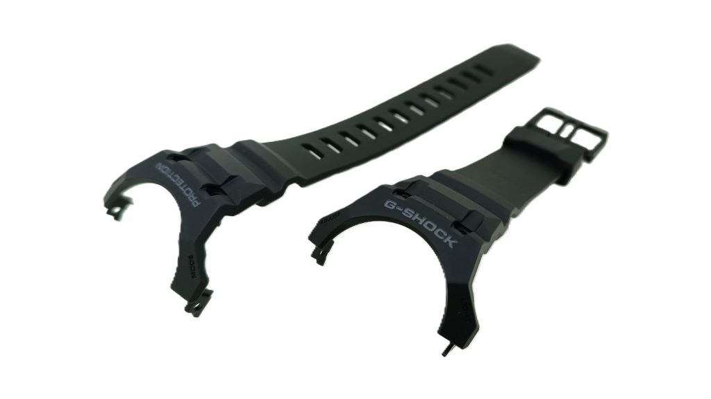 Casio G-Shock Uhrenarmband schwarz Resin GA-B001-1A Spezial Anstoß | Minott Center