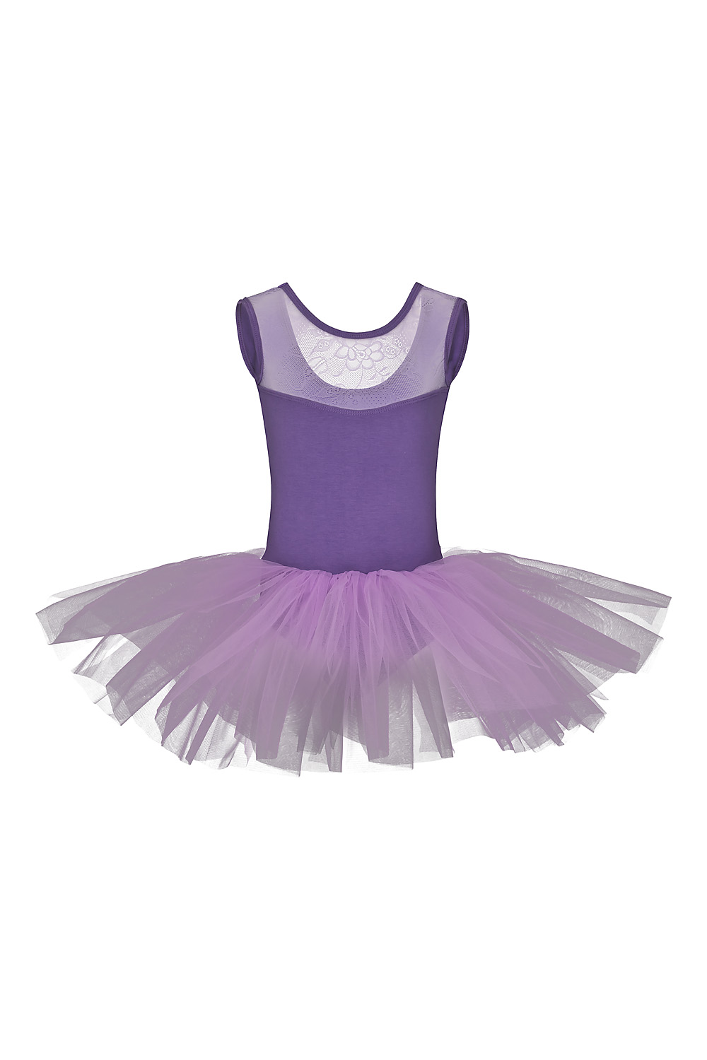 Ballett Tutu "Lottie", breite Träger mit Spitzeneinsatz, lavendel