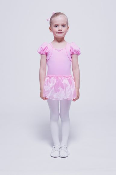Ballett Trikot "Anita" mit Organzaröckchen, rosa
