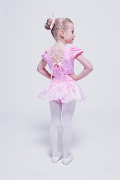 Ballett Trikot "Anita" mit Organzaröckchen, rosa