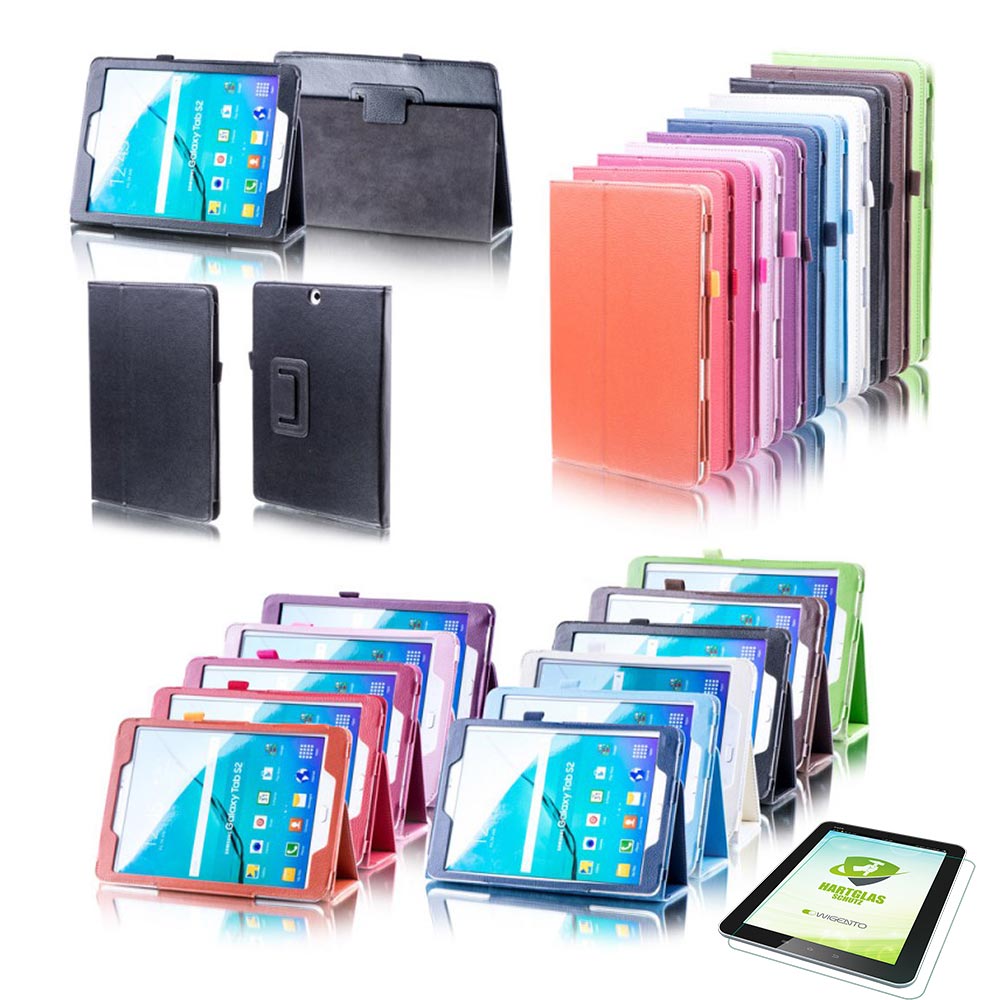 Aufstellbare Kunst-Leder Tasche für Tablet Etuis Hülle Cover Schutz ...