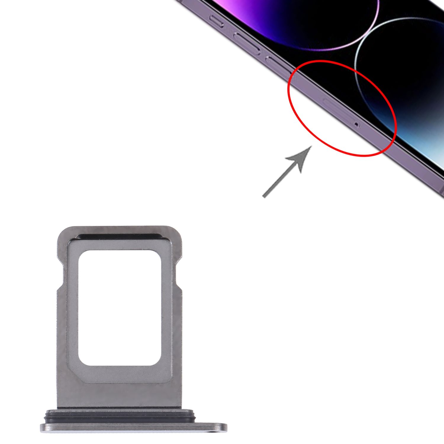 SIM Karten Halter Adapter + Card Tray für Apple iPhone 14 Pro ...